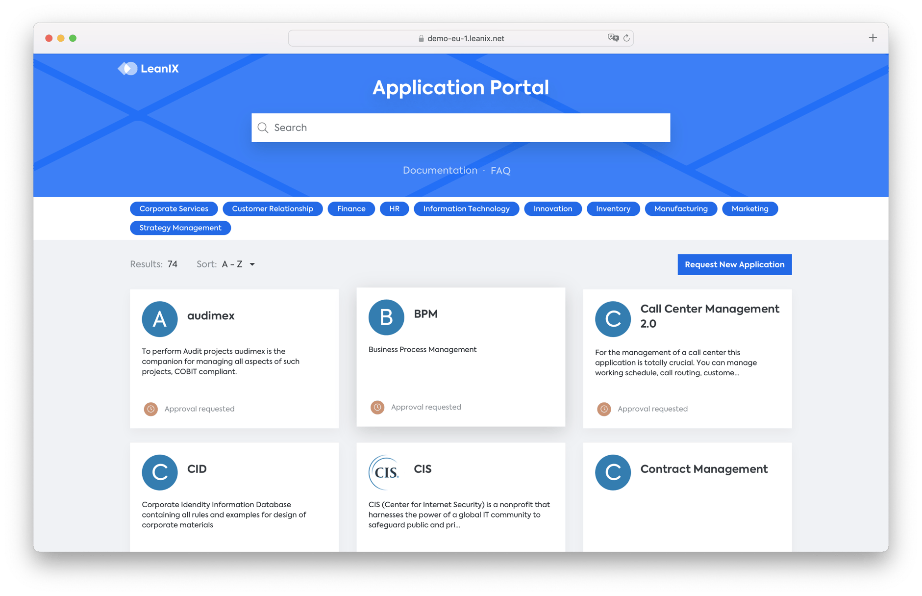 LeanIX Enterprise Architecture - Features